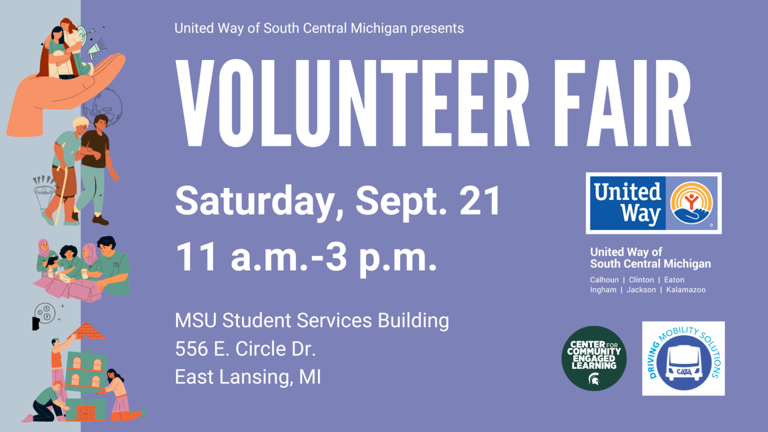 Volunteer Fair Coming Sept. 21 to MSU - United Way of South Central ...